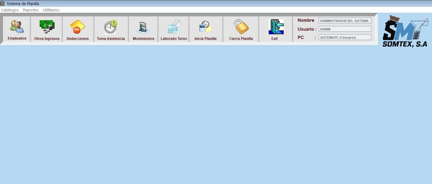Sistema SOMTEX – Software Tiffera